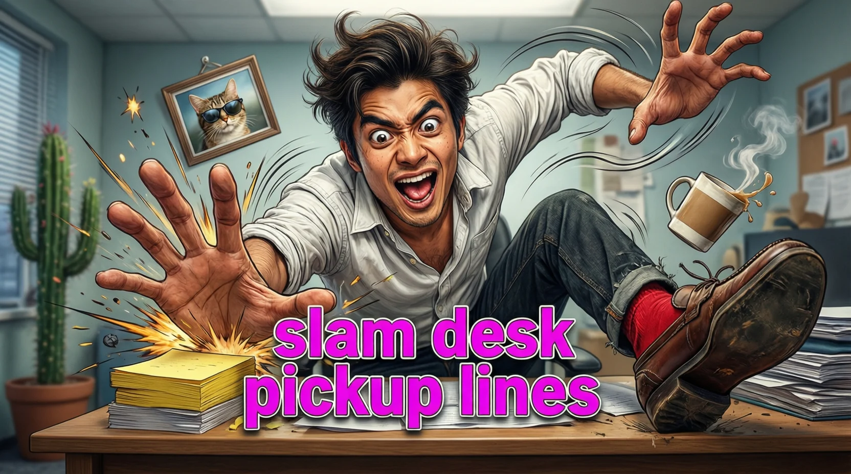 500+ Slam Desk Pickup Lines That Are Intense, Funny, and ...