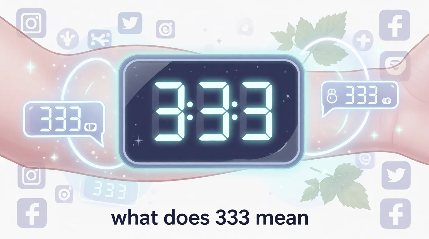 What Does 333 Mean? Spiritual, Text, and Symbolic Meaning Explained