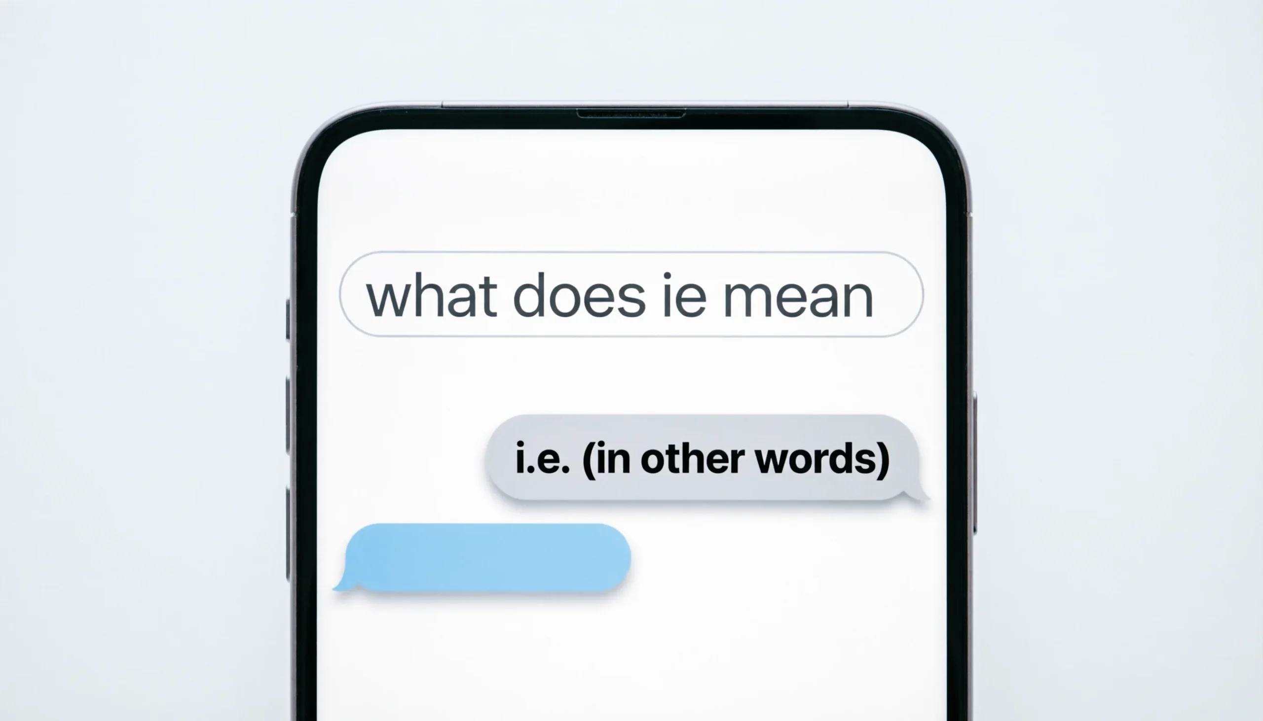 What does ie mean
